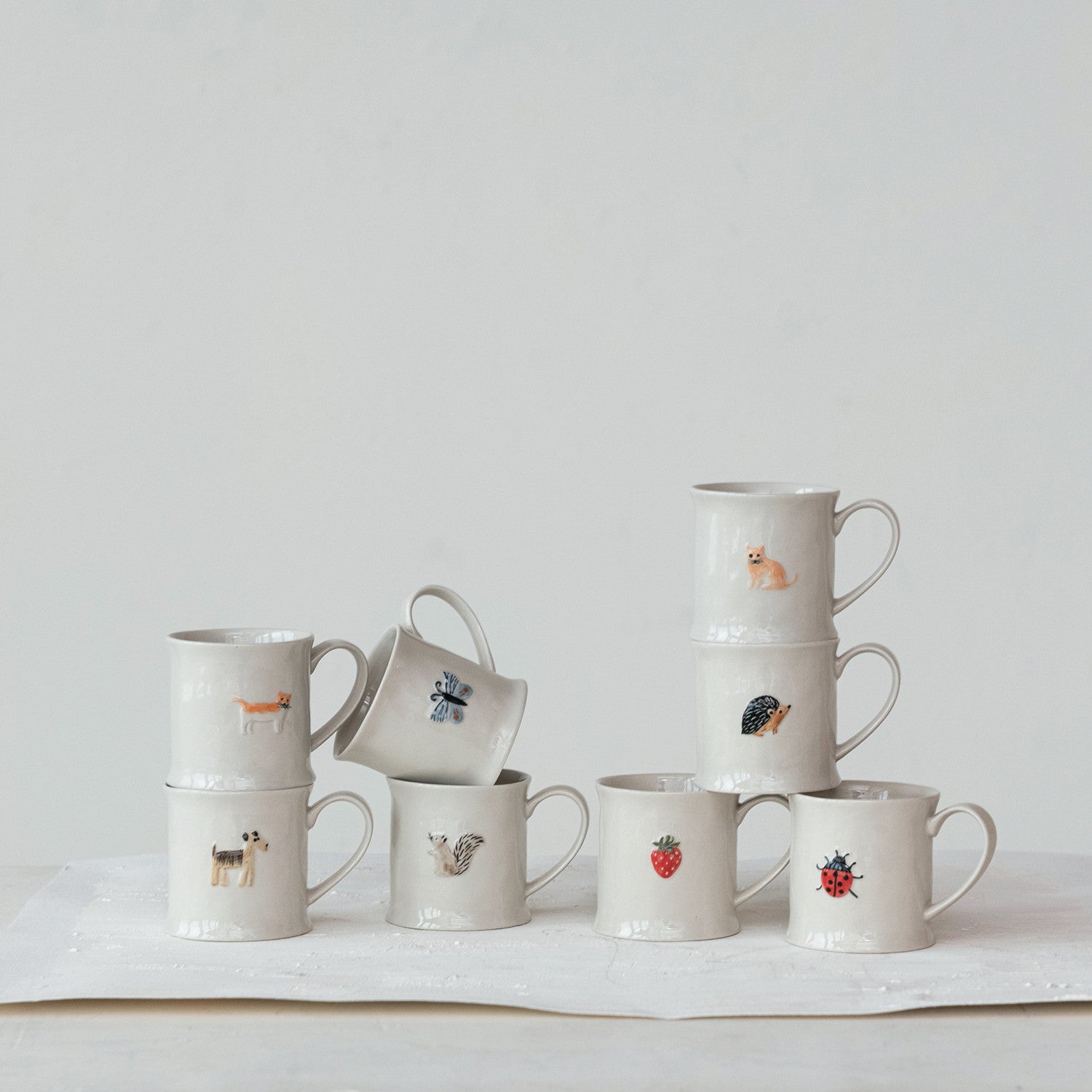 Animal/Fruit Embossed Mugs | Main Street Roasters®